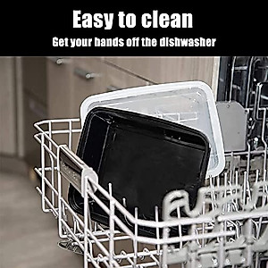 lamsexx 80 Pcs Small Meal Prep Containers,50Pcs (26 OZ/750ML) Small Food Storage Containers with Lids and 30Pcs Forks, Lunch Containers,Freezer/Dishwasher Safe