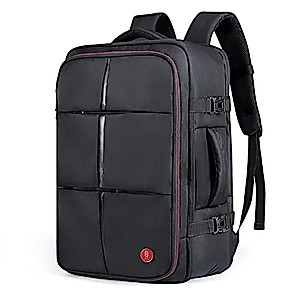 Omnpak 38L Travel Backpack,Flight Approved Luggage Carry on Backpack 17.3 Inch Laptop Backpack Waterproof Suitcase Backpack for Business Weekender Overnight Large Backpack