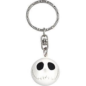 King NBX Exclusive Nightmare Before Christmas Jack Figure Character Bundled with Halloweentown Black Light Santa Skellington + Something Wild Card Game + 3D Icon Hanger Master of Fright 3 Items