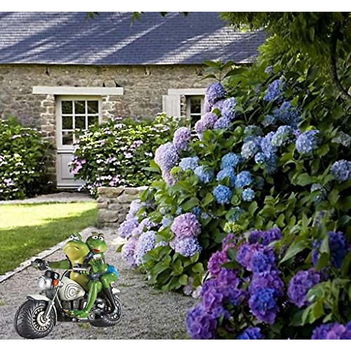 Funny Frog Garden Statues Outdoor Clearance Large Decor, Frog Figurines and Statues for Home Decorations, Cute Frog Gifts for Frog Lovers Women