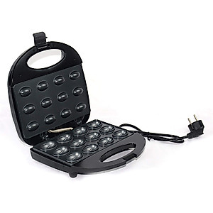 sandwich maker toastie, 750W Electric Walnut Cake Maker, Automatic Mini Nut Waffle Bread Machine, Sandwich Iron Toaster Baking Breakfast Pan Oven