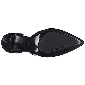 Calvin Klein Women's Gloria Pump, Black Leather 967, 8.5