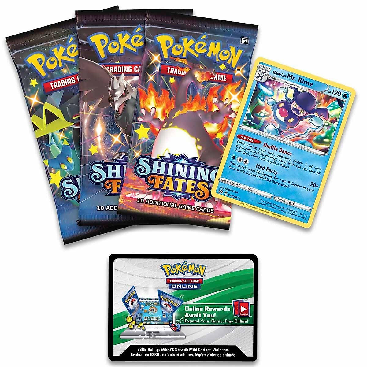 Pokémon TCG: Shining Fates Mad Party Pin Collection