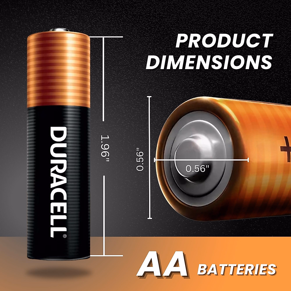 DURACELL Coppertop Alkaline Batteries with Duralock Power Preserve Technology Aa 20/Pk (Durmn1500b20z)