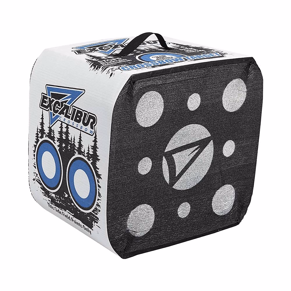 EXCALIBUR Archery Hunting Durable 4-Sided Shooting Compressed Foam Crossbow Block Target with Carry Handle