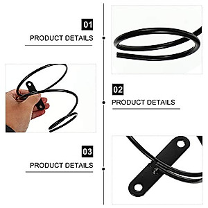 DOITOOL Spiral Wine Wall Holder 6Pack Wall Mounted Wine Racks Metal Wine Bottle Display Holders Red Wine Bottle Rack with Screws for Wine Storage Bar Home Kitchen Decor