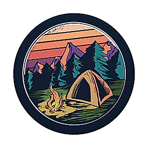 Nature Mountain Camping Outdoor Hiking Tent Lovers Gift PopSockets PopGrip: Swappable Grip for Phones & Tablets