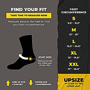 CopperJoint Arch Support for Plantar Fasciitis Relief - Ankle Compression Sleeve for Foot Pain Relief and Achilles Tendon Support - Breathable Copper Infused Nylon (Medium)