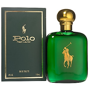 Ralph Lauren FRAGRANCES Polo - Eau de Toilette - Men's Cologne - Woody & Spicy - With Pine, Patchouli, Leather, and Tobacco - Medium Intensity - 4 Fl Oz
