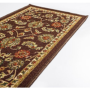 Well Woven Kings Court Tabriz Traditional Brown Oriental 3'3" x 4'7" Indoor/Outdoor Area Rug