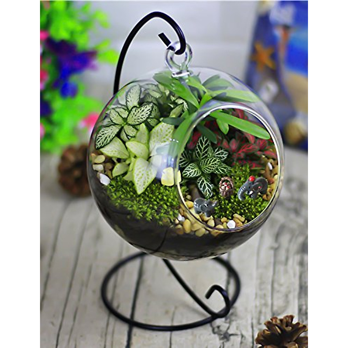 24 pcs Miniature Garden Ornaments, Fairy Garden Animals for Dollhouse Plant Pot, Home Decoration