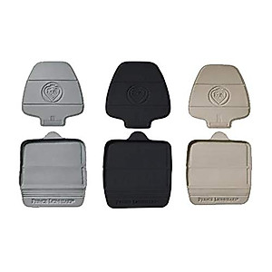 Prince Lionheart Car Seat Protector. The only 2 stage Seatsaver Designed with Thick padding, Nonabsorbent, waterproof, PVC foam material. Comparable with all baby and toddler car seats. (Grey)