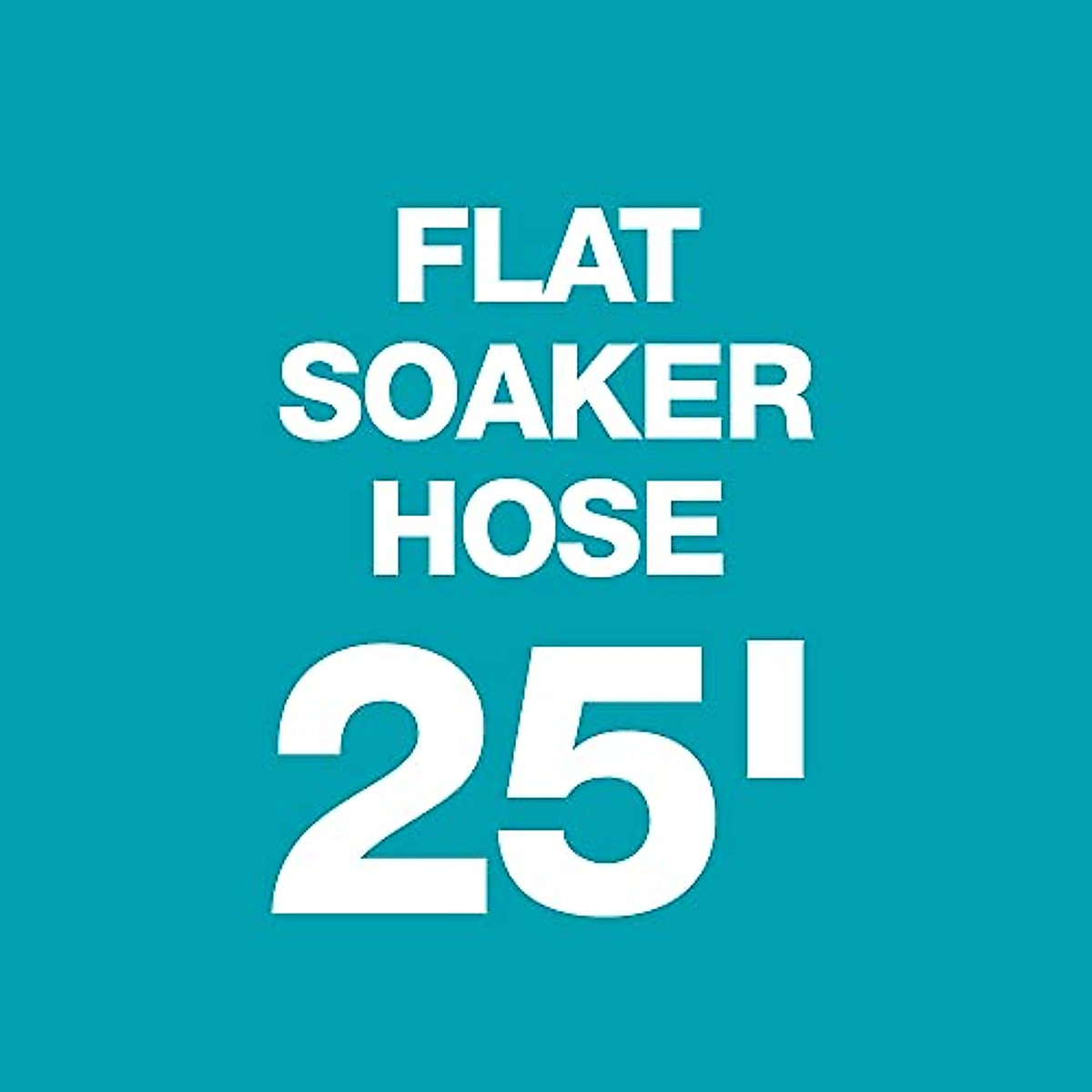 Gilmour Flat Weeper Soaker Hose, 25 Feet, Black (870251-1001)