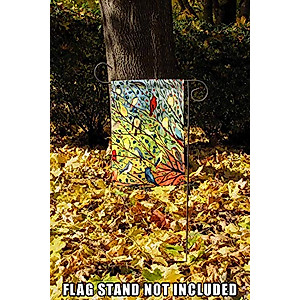 Toland Home Garden 119537 Tree Birds Spring Flag 12x18 Inch Double Sided Spring Garden Flag for Outdoor House summer Fall Flag Yard Decoration