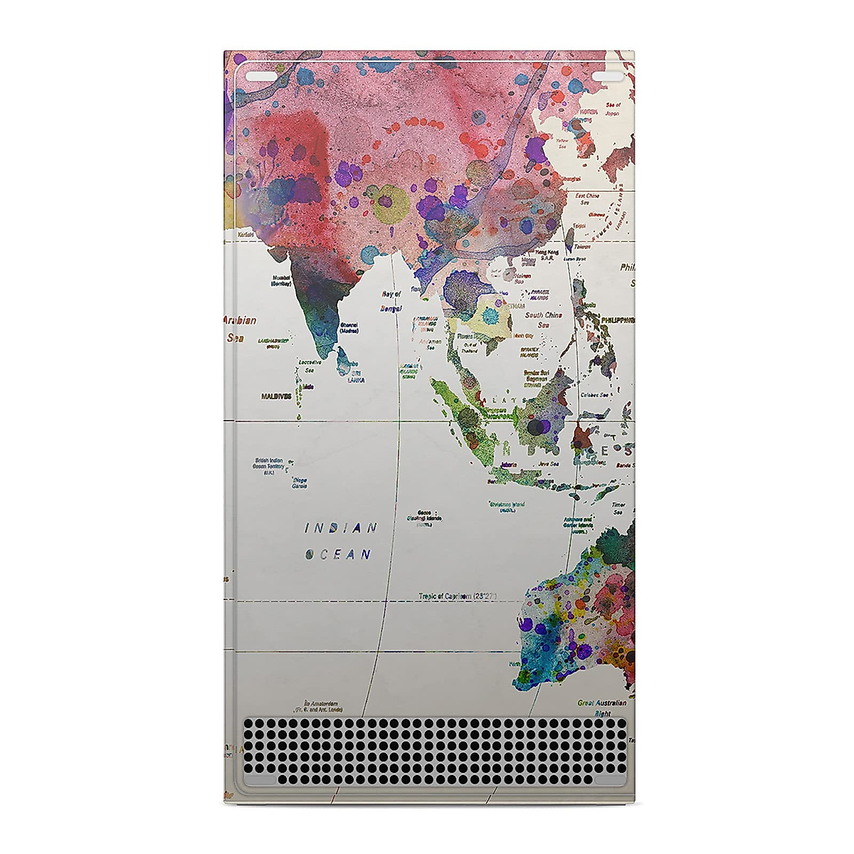 Head Case Designs Officially Licensed Mark Ashkenazi Map of The World Art Mix Matte Vinyl Sticker Gaming Skin Case Cover Compatible with Xbox Series S Console