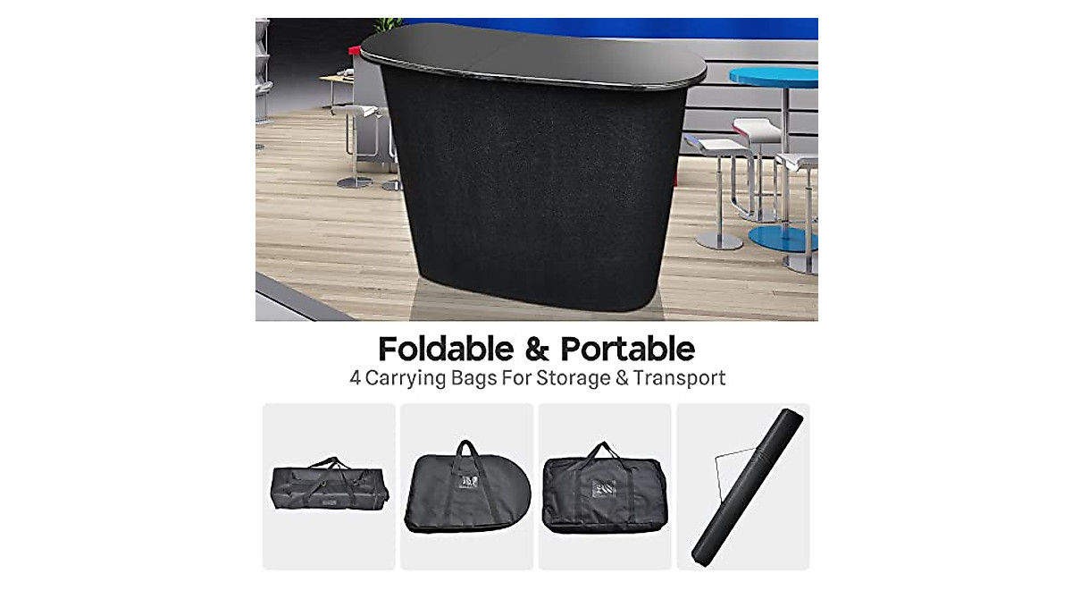 Portable Pop Up Counter & Podium for Trade Shows