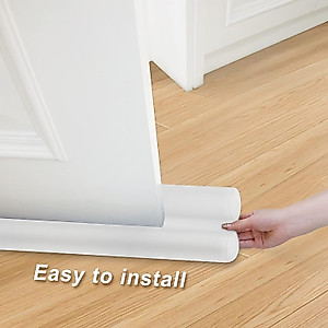 MAXTID Under Door Draft Stopper - Seal Gap 36' Adjustable | Weather Stripping Noise Blocker