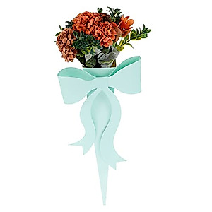 ABOOFAN 20 Sets Flower Box Folding Bowknot Wrapper for Bouquet Flower Wrapping Container Bouquet Wrapping Material Wedding Bouquet Holder Gift Packaging Material Display Box Paper Rose