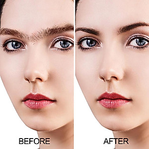 Bosose Facial Hair Removal for Women,Exfoliating Dermaplaning Tool, Includes Blade Cover, Face & Eyebrow Razor That Helps Exfoliate and Smooth the Skin, 3 pcs (Rose purple&blue)