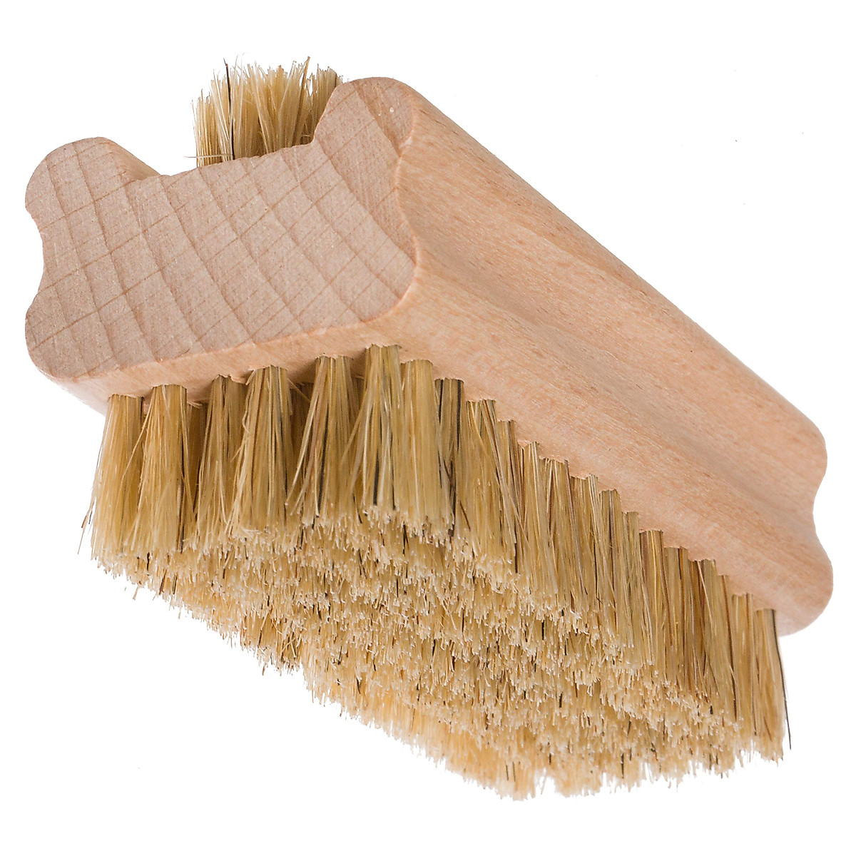 Redecker Natural Pig Bristle Nail Brush with Untreated Beechwood Handle, 3-3/4-Inches