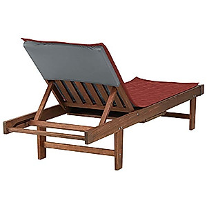 Classic Accessories Montlake Water-Resistant 72 Inch Patio Chaise Lounge Slipcover, Heather Henna, Patio Furniture Covers