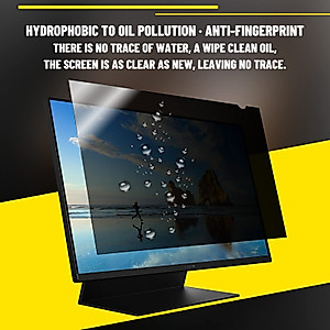 19.5 Inch Privacy Screen Filter for Widescreen Monitor (16:9 Aspect Ratio) - Please Measure Carefully!