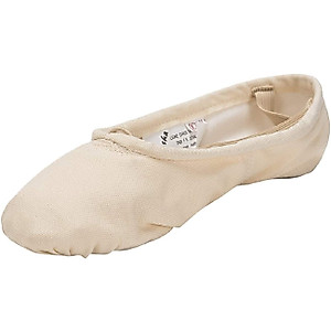 SANSHA mens Pro 1 Canvas Ballet Slipper dance shoes, Light Pink, 9 Women 7 Men US