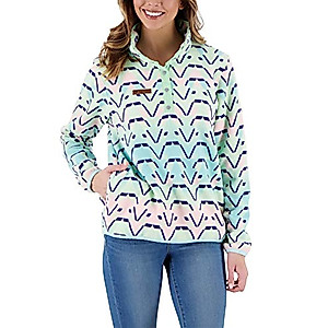 Obermeyer Womens W Boulder Fleece, Hazy Daze, Small