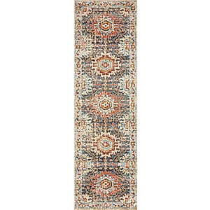 Loloi II Jocelyn Collection JOC-03 Mist/Multi, Transitional 7'-10" x 10' Area Rug