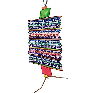 Bonka Bird Toys 1078 Big Step Shredder Parrot Cage Toys Cages African Grey Conure Amazon