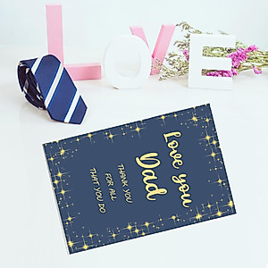 Arsagen Sweet Appreciation Card for Dad, Love You Dad Card, Heartwarming Father's Day Card, Thank You for All That You Do