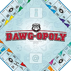 Late for the Sky University of Georgia Dawgopoly Red, Black