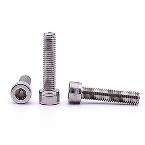 5/16-18 x 3/4" Socket Head Cap Screws, 304 Stainless Steel 18-8, Allen Hex Drive, Coarse Thread UNC, 12 PCS