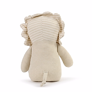 DEMDACO Brave Little Lion Tan Stripe 16 inch Polyester Plush Fabric Figure Toy