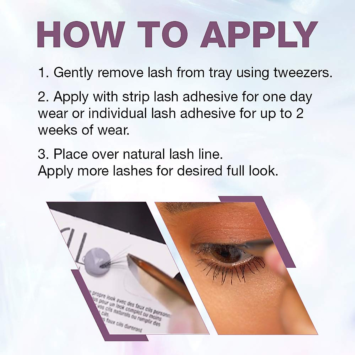 Ardell False Eyelashes Double Up Individuals Knotted Short Black 4 Pack