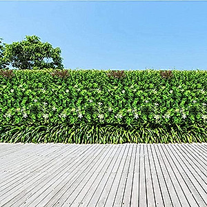 HACSYP Expandable Faux Privacy Fence Artificial Ivy Garden Fence Screen 23.62×15.75 Inches | Artificial Garden Privacy Protective Screens for Outdoor Wall Garden