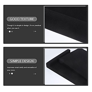 Loudspeaker Acoustic Foam 2PCS Speaker Acoustic Pads Foam Studio Monitor Speaker Cushion High Density Acoustic Foam for Sound Improvement Vibrations Speaker Foams Pad