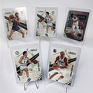 40 Pcs Baseball Card Protectors, 3" x 4" Top Loaders Card Sleeves for Trading Card Penny Sleeves Thick Plastic Toploaders Compatible with Yugioh, MTG, Sports, Football Cards