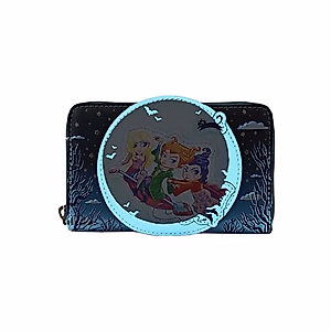 Loungefly Hocus Pocus Poster Glow Zip Around Wallet