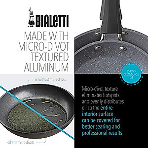 Bialetti Impact Cookware, 2-Pack Fry Set, Gray