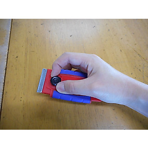 WORKPRO W018003 Razor Blade Scraper, Fully Retractable, 4-Positions (Single Pack)