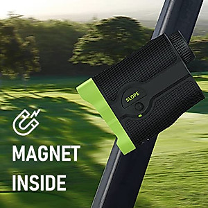 REVASRI Golf Rangefinder with Magnet, Slope Switch for Tournament Legal, Flagpole Lock and Vibration, 1000 Yards Rechargeable Range Finder for Golfing