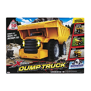 Xtreme Power Dump Truck - Motorized Extreme Construction Vehicle Truck for Boys & Kids Who Love Building Toys – Load Up Dirt, Toys, Wood, Rocks – Indoor & Outdoor Play – Spring Summer Fall Winter