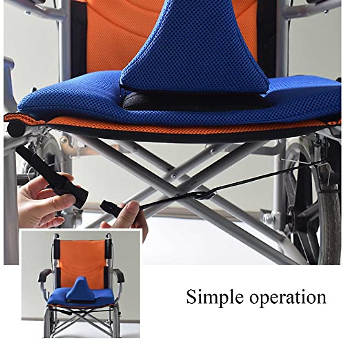 NACHEN Ergonomics Wheelchair Cushion, Elderly Nursing Anti-Bedsore Seat Pad for Bedridden Disabled for Pain Relif, Tailbone Hemorrhoid Cushion