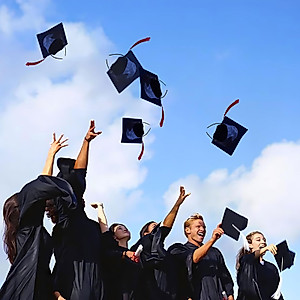 unibouti 2 Pack Graduation Cap Headband - Grad Cap Head Band Insert with EVA Foam Sticker - Graduates Essential Hairband for Securing Graduation Hat