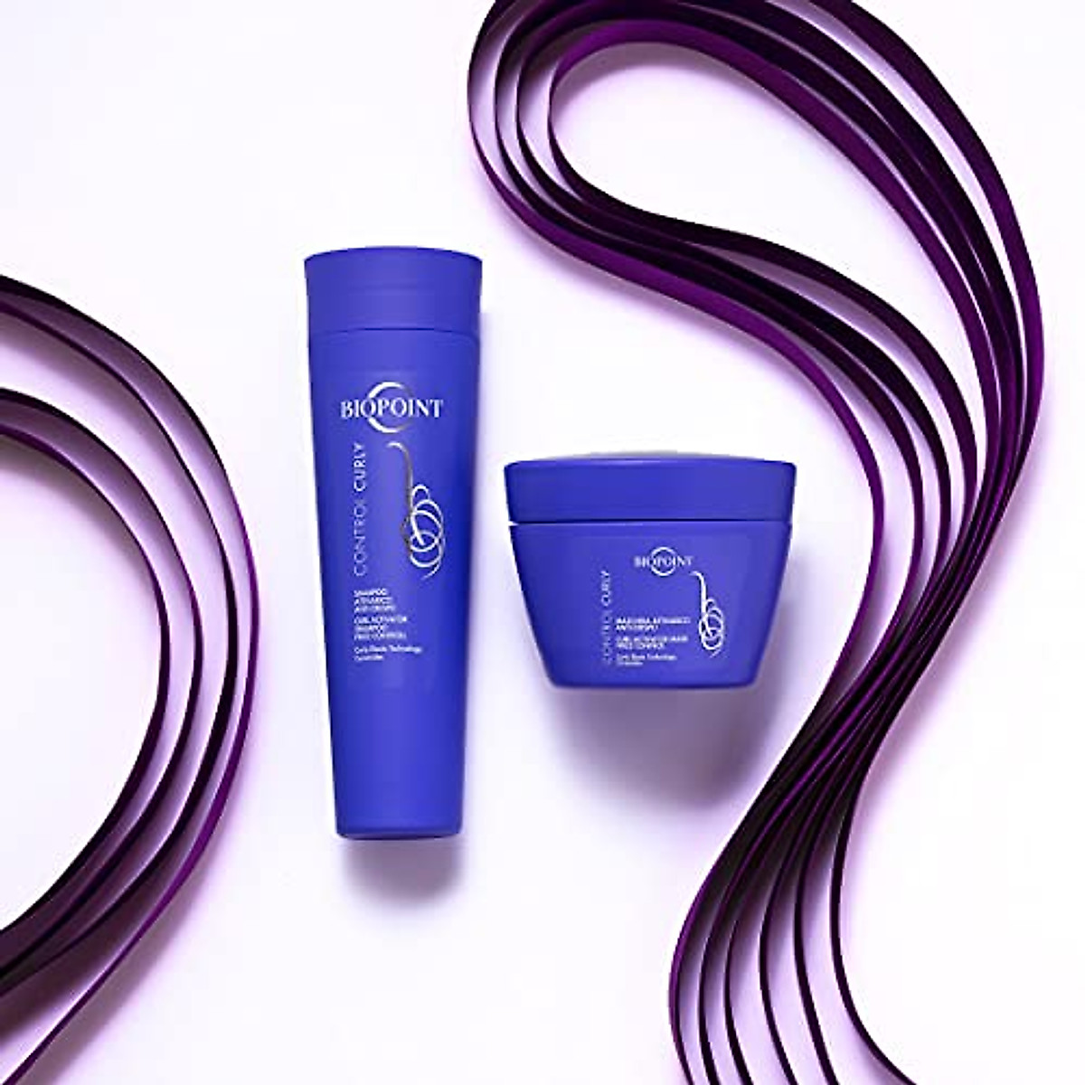 BIOPOINT Anti-Frizz and Anti-Crespo Curl and Wave Shampoo - Hydrating Formula for Defined, Elastic Curls