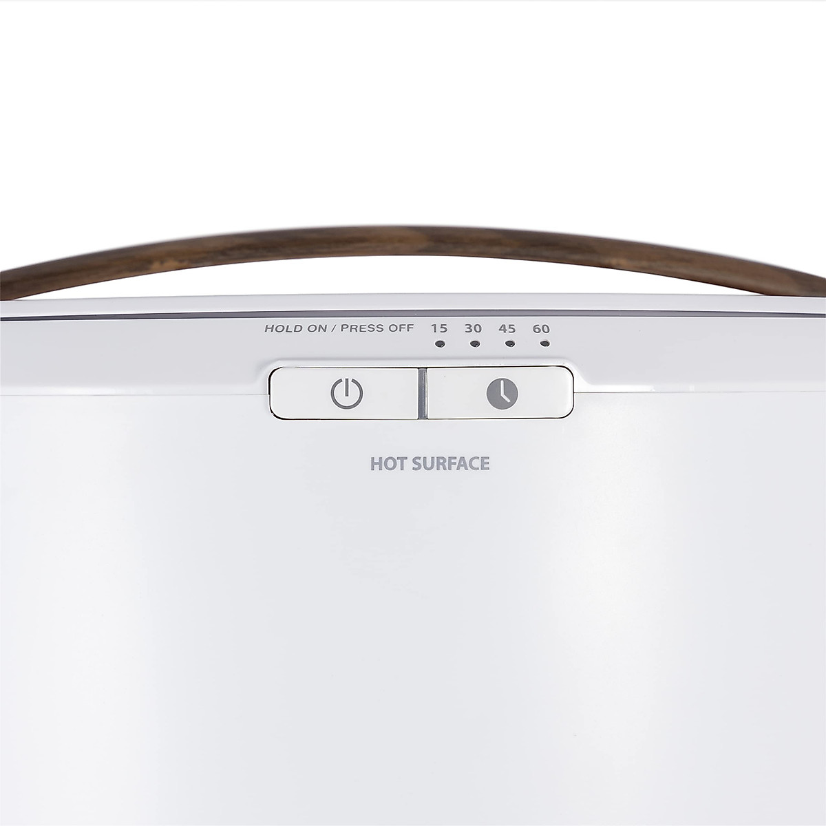 Zadro Countertop Towel Warmer, White/Oak