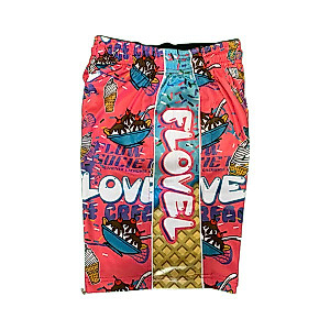 Flow Society Flovel Ice Cream Mens Athletic Shorts