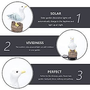 balacoo Solar Lights Decoration Lights Outdoor Outdoor Lights Seabird Landscape Lights Led Pathway Lights Home Garden Outdoor Pathway Decor LED Spotlight Outdoor Decor