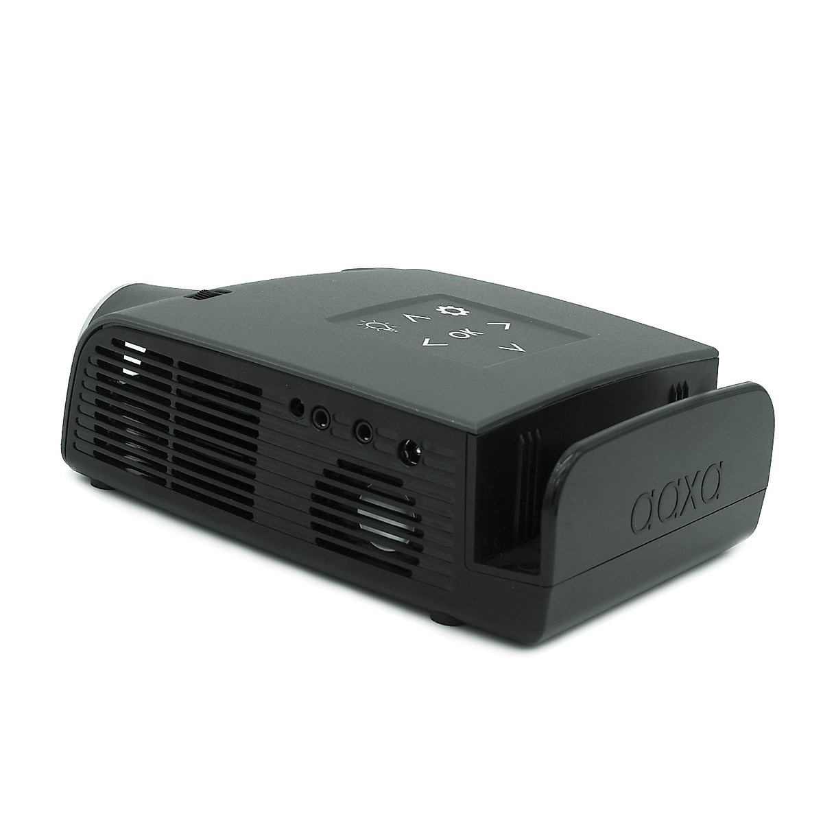 AAXA S1 Mini Projector Compatible for Nintendo Switch, 3 Hour Battery, USB-C Video Input, 720p HD Native Resolution, 400 Lumens, Gaming, DLP (Renewed)